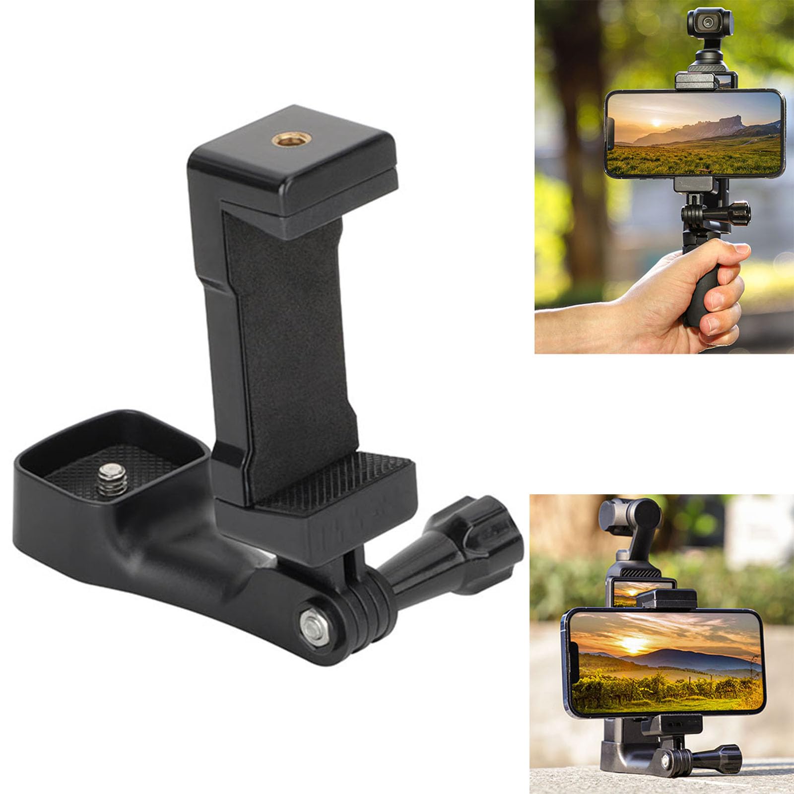 LICHIFIT Phone Holder for DJI Osmo Pocket 3 Camera Mount Front Mobile ...