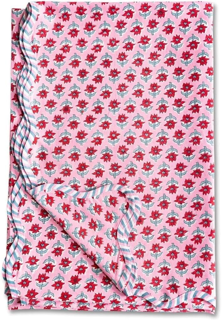 Amazon.com: FURBISH Sabrina Rectangle Tablecloth - Boho Tablecloth for ...