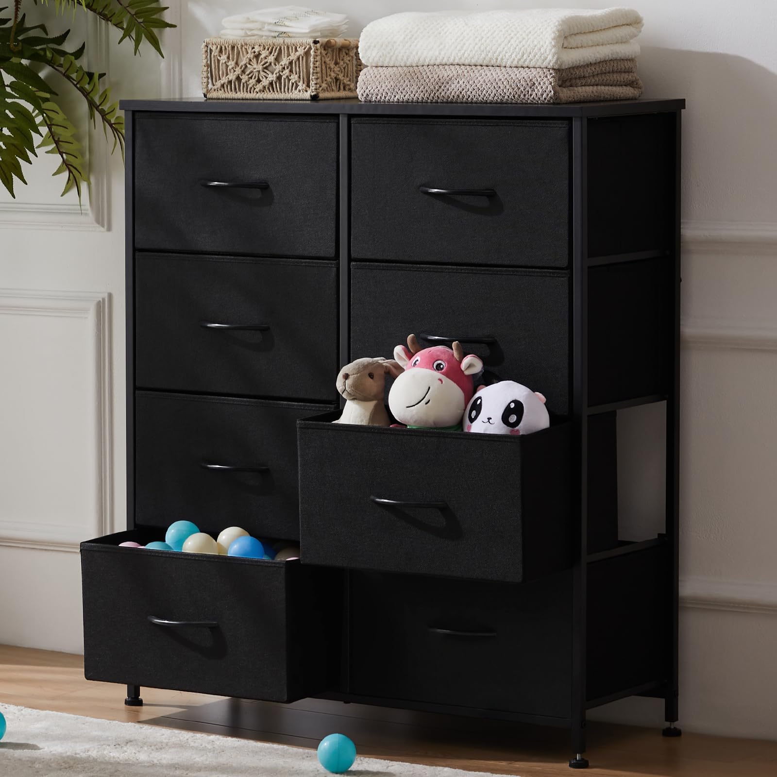 Amazon.com: SMUG Dresser for Bedroom, Tall Dresser with 8 Drawers ...