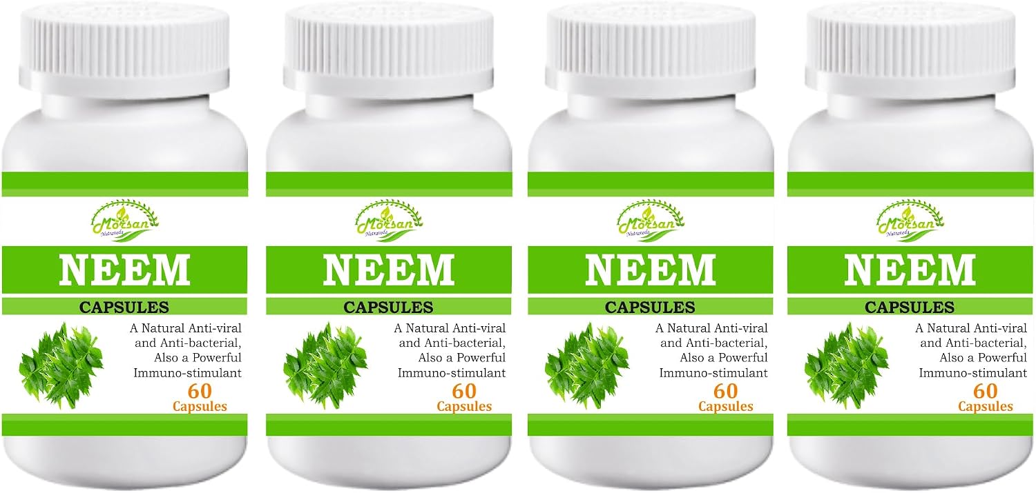 Amazon.com: Morsan Nutraveda's Azadirachta indica (Neem) Capsules ...