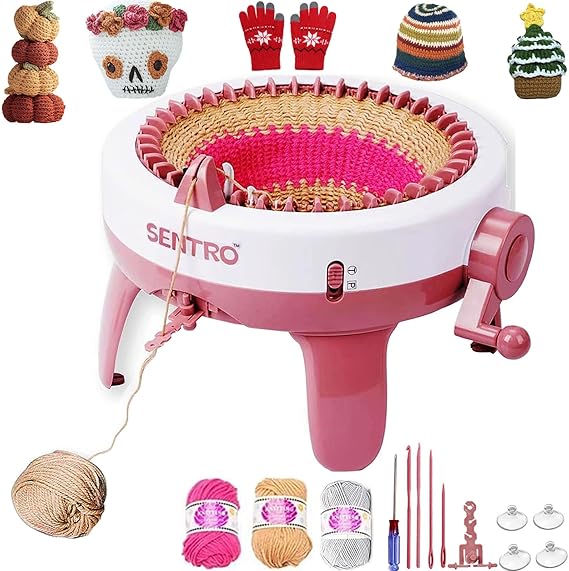 Amazon.com: Sentro Knitting Machine 40 Needles Smart Knitting Loom ...