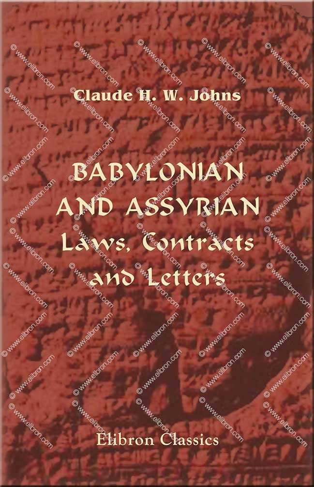 Amazon.com: Babylonian and Assyrian Laws, Contracts and Letters ...