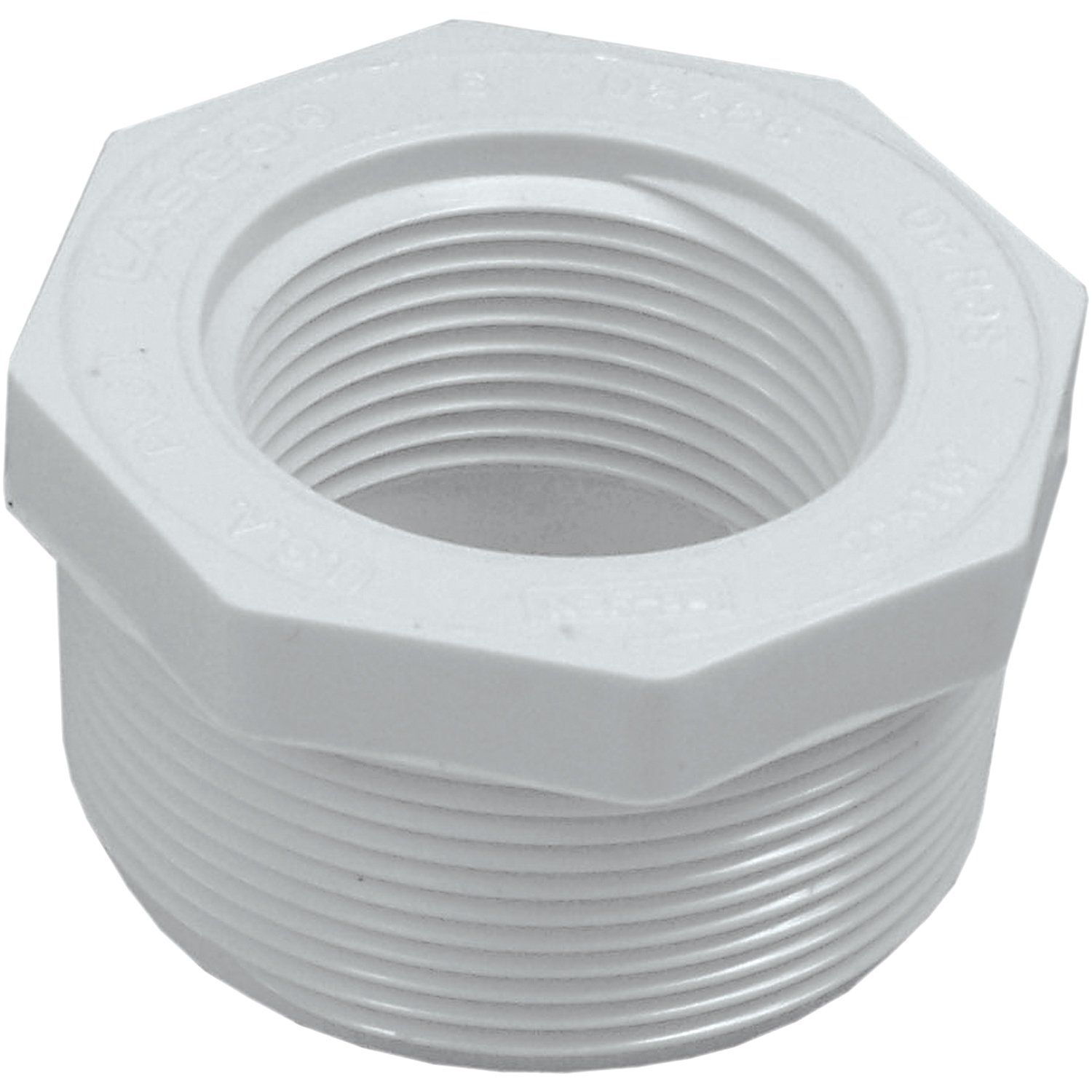 Amazon.com: Genova Products 34324 PVC Reducing Bushing, 2" x 1-1/4 ...