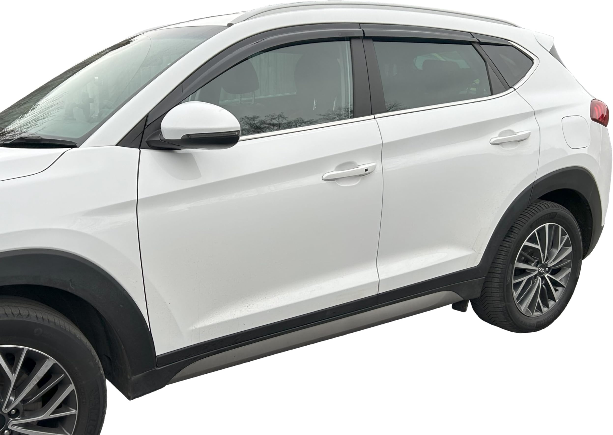 AUTO CLOVER Wind Deflectors Set for Hyundai Tucson 2015-2020 (6 pieces ...