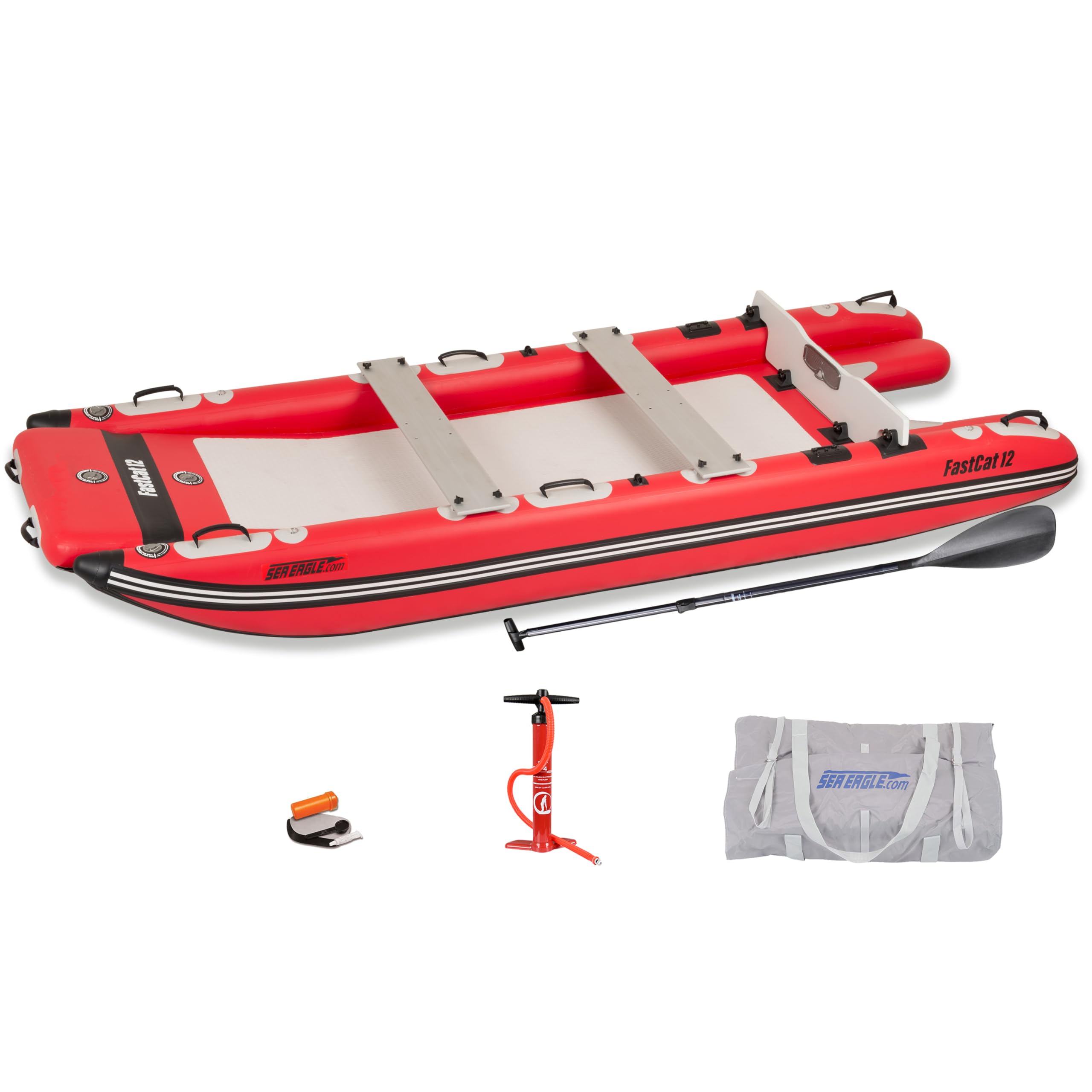 Amazon.com : Sea Eagle FastCat Catamaran 2-4 Person Inflatable Boat ...