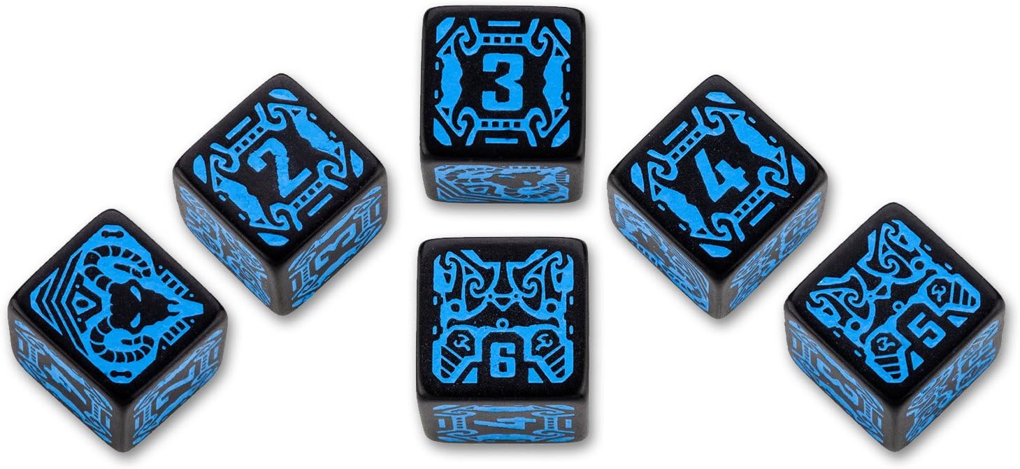 Amazon.com: Q-Workshop Shadowrun Spellcaster 6D6 Dice Set (6) Board ...