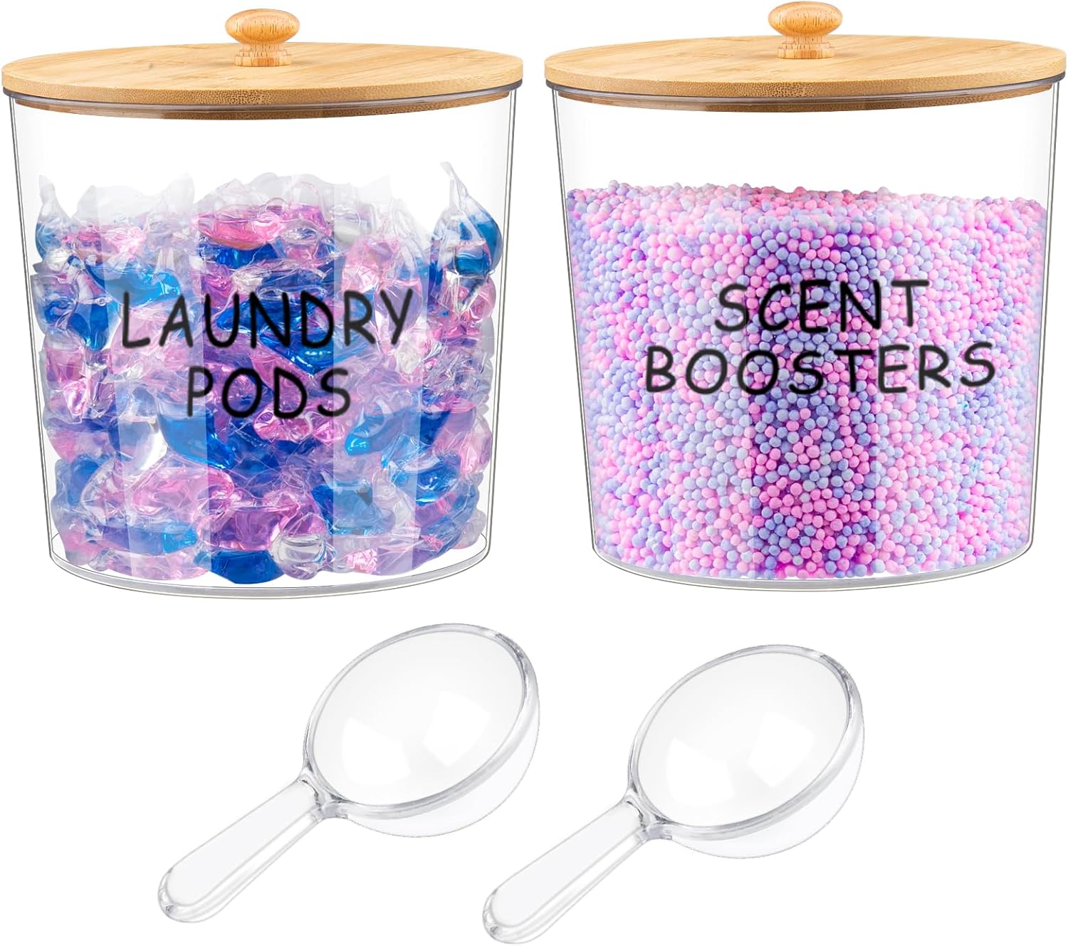 Amazon.com: OKPOW Laundry Room Organization and Storage Jars: Large ...