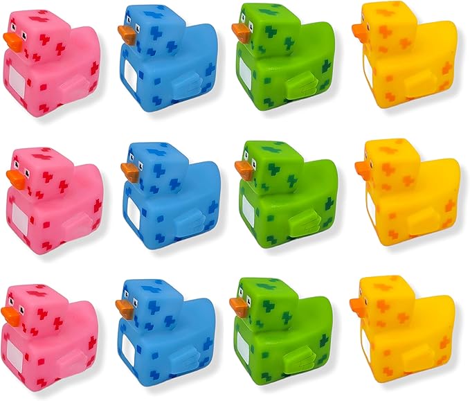 Amazon.com: Cool Rubber Ducks (2") Standard Size. (12 Pack) Cute Duck ...