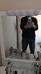 Amazon.co.jp: Elegirme 女優ライト 吸盤 後付け メイク ライト ミラーライト LED化粧ライト3段階調色 10段階調光 USB給電 高輝度 省エネ 取り付け簡単 球状 ...