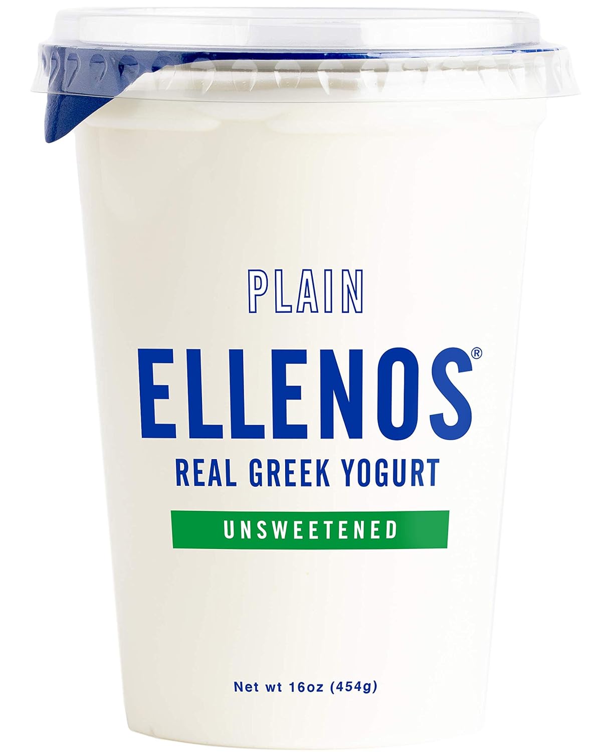 Amazon.com: Ellenos Yogurt, Plain Unsweetened, 16 Oz : Grocery ...