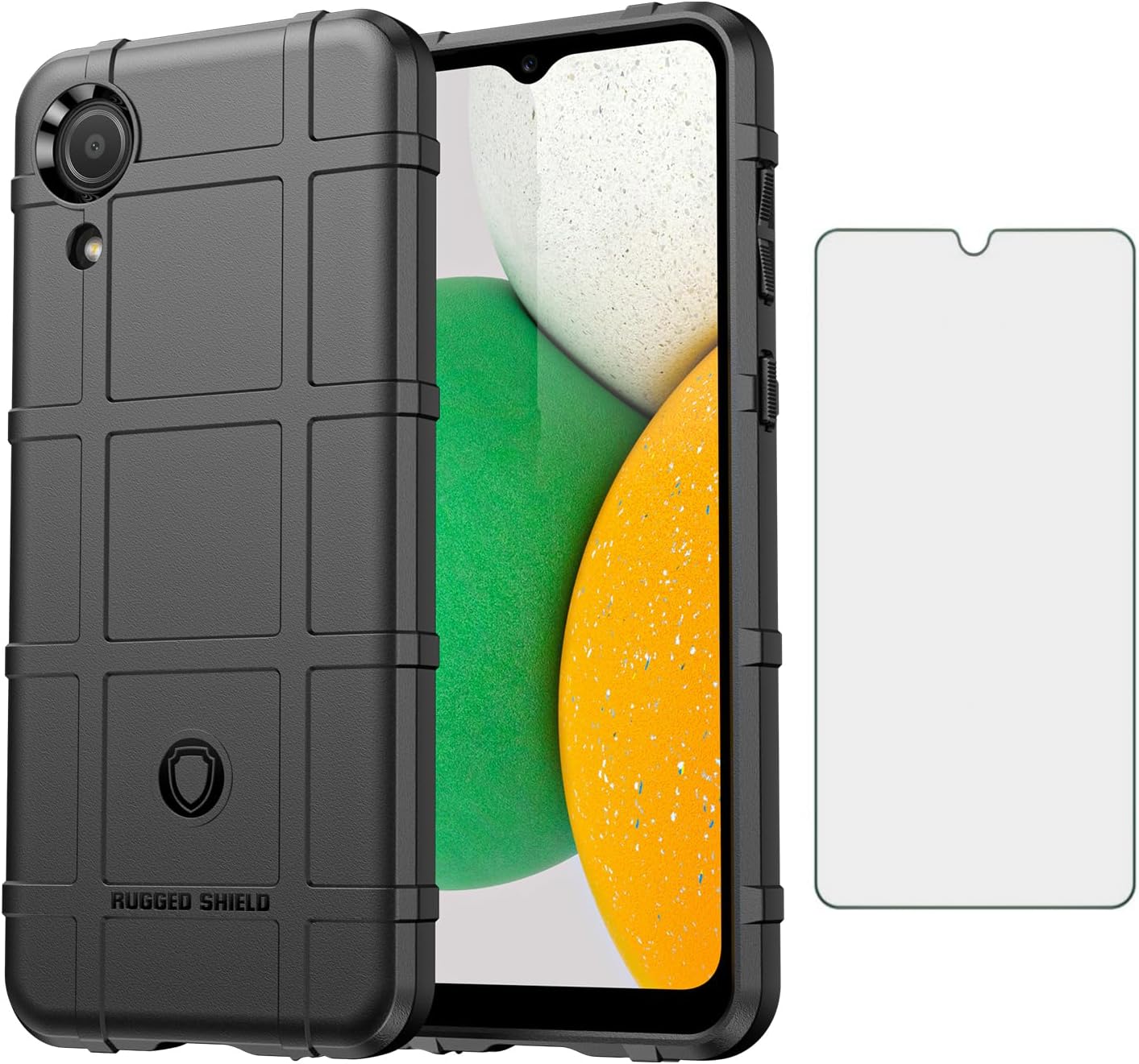 Asuwish Phone Case for Samsung Galaxy A03 Core with Tempered Glass ...