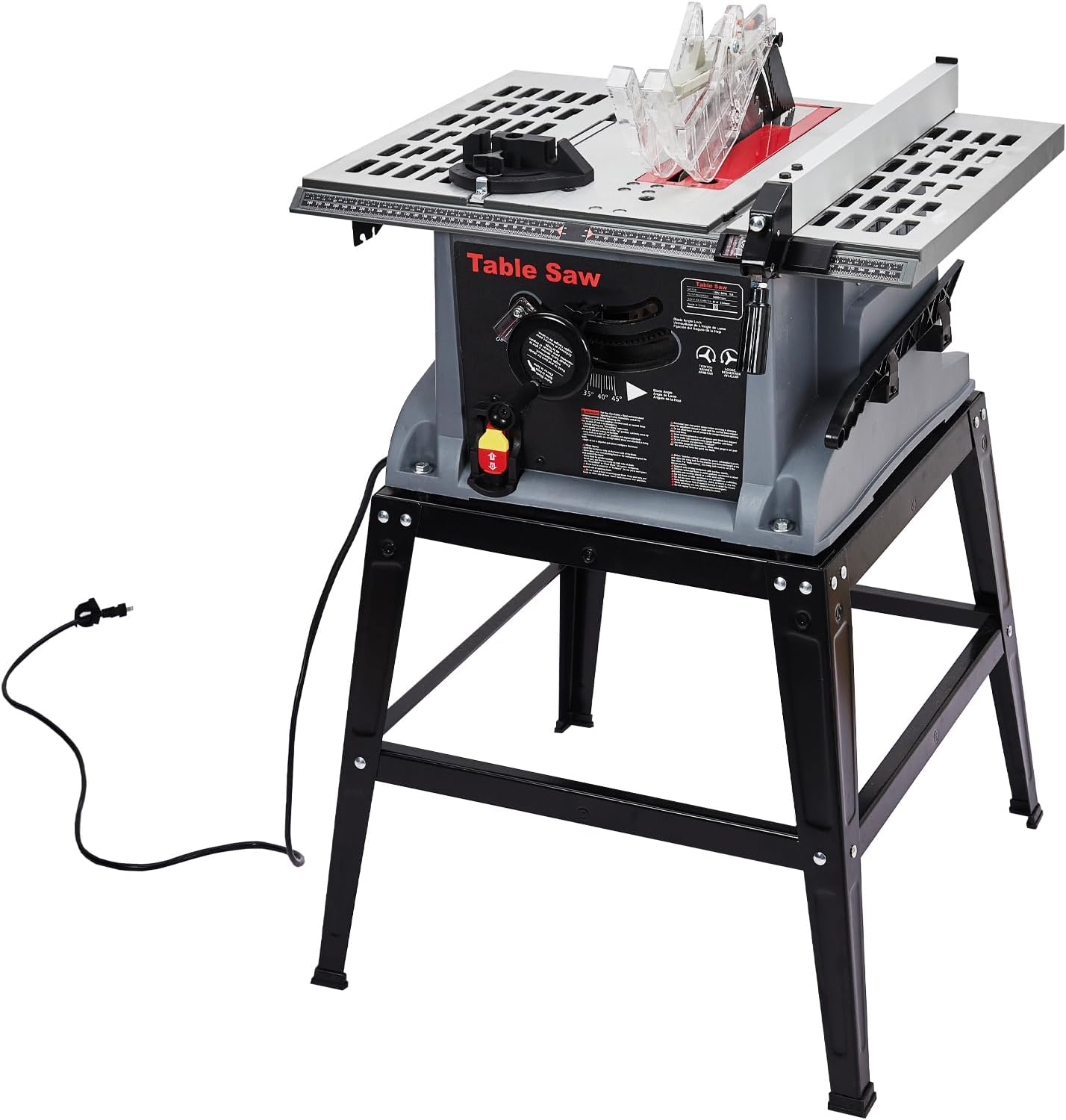 GAOMON Table Saw 10 Inch, 15Apm Portable Benchtop Jobsite Table Saw ...