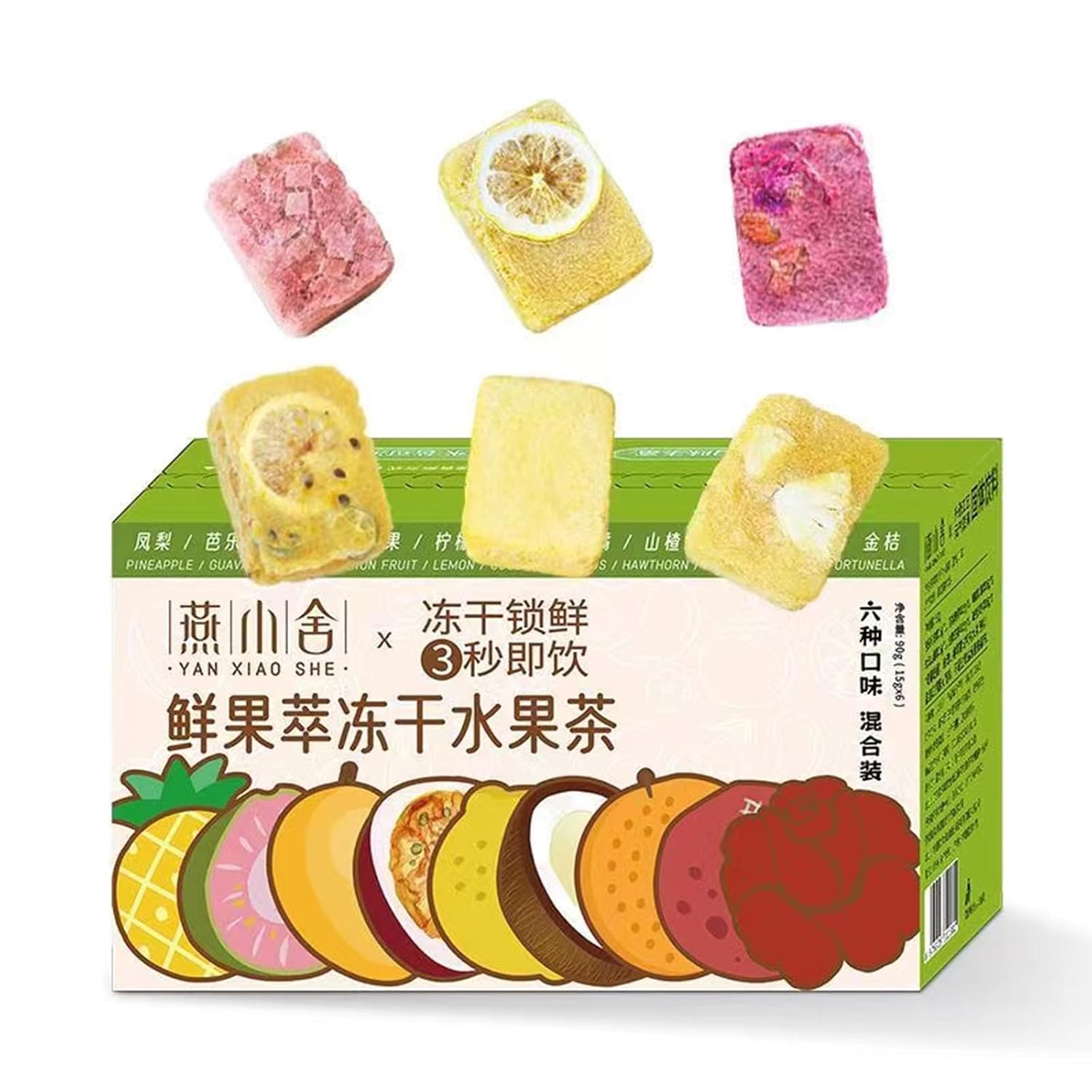 Amazon.com: Instant Fruit Freeze Dried Tea 3.2oz. Fruit Freeze-Dried ...