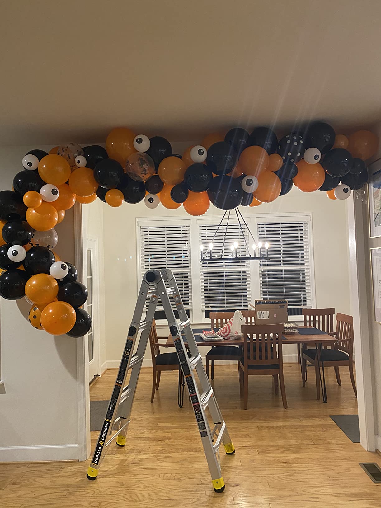 $3/mo - Finance 119 Pack Halloween Balloon Arch Garland Kit, Black ...