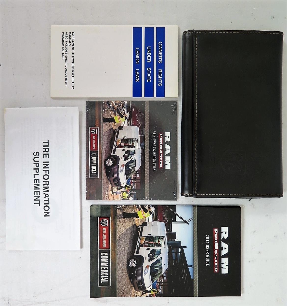 2014 Dodge Ram Promaster Owners Manual: Chrysler Group LLC: Amazon.com ...