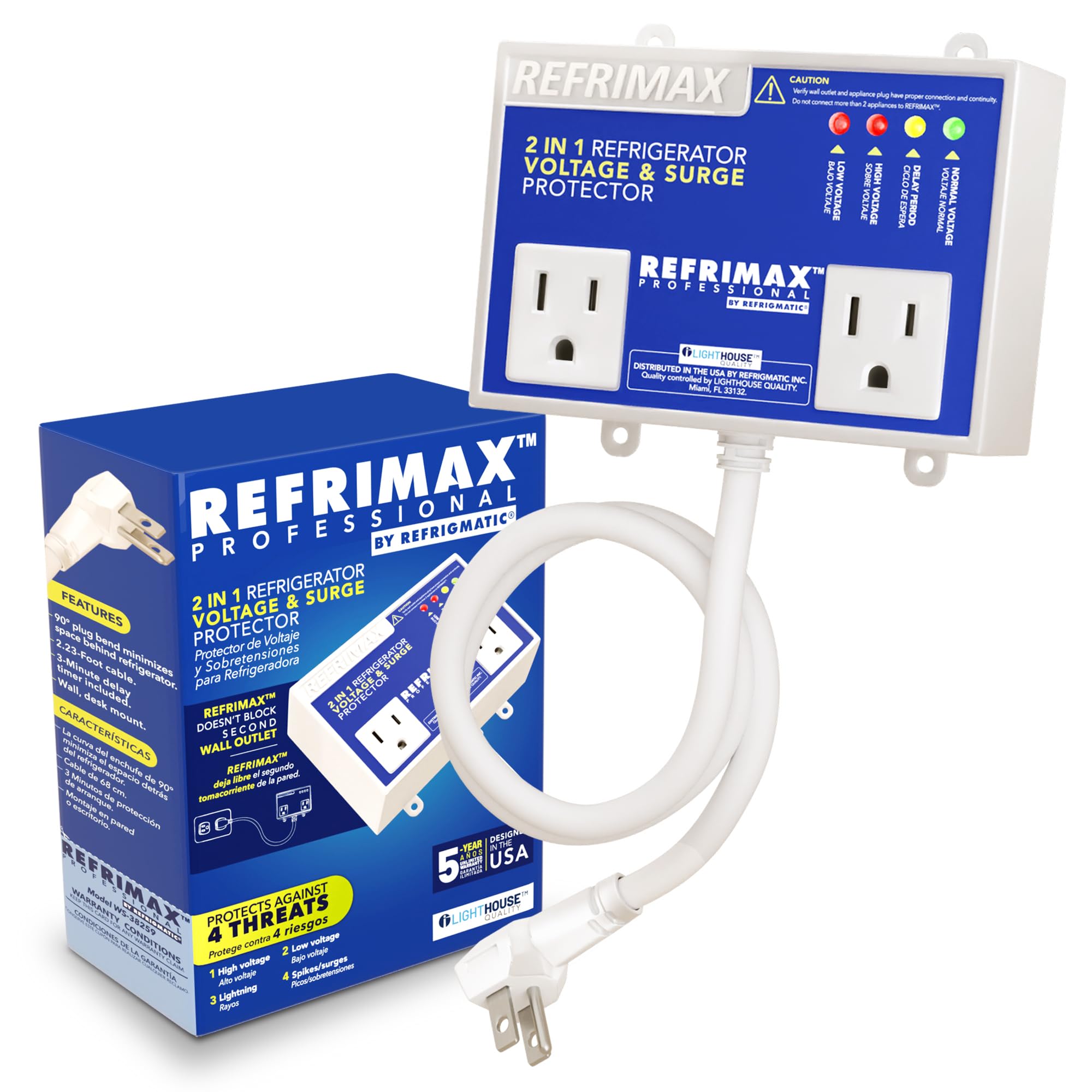 Amazon.com: Refrimax Electronic Surge Protector for Refrigerators 27 cu ...