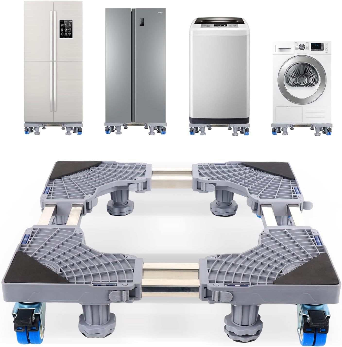 Amazon.com: IREMMO Washing Machine Stand Base Furniture Dolly Mini ...