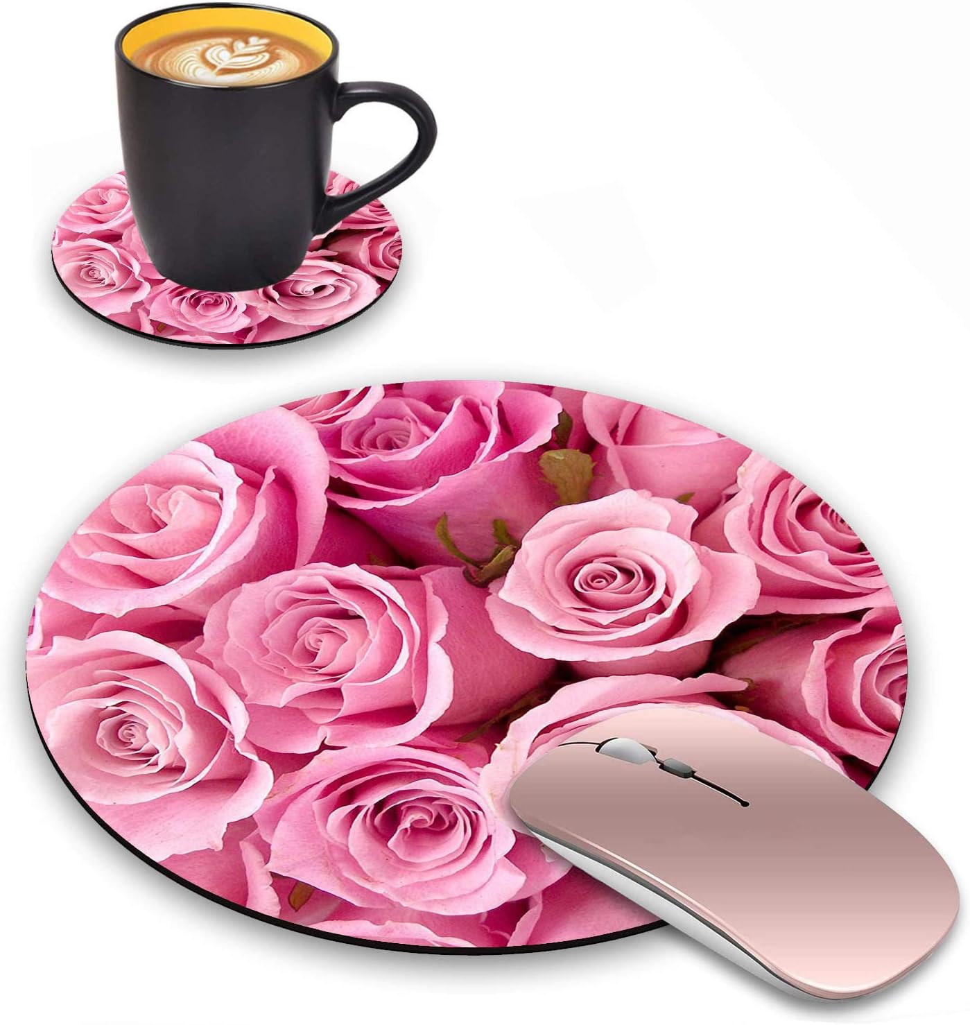 Amazon.com : LOWORO Mouse Pad and Coasters Set, American Army Troops ...