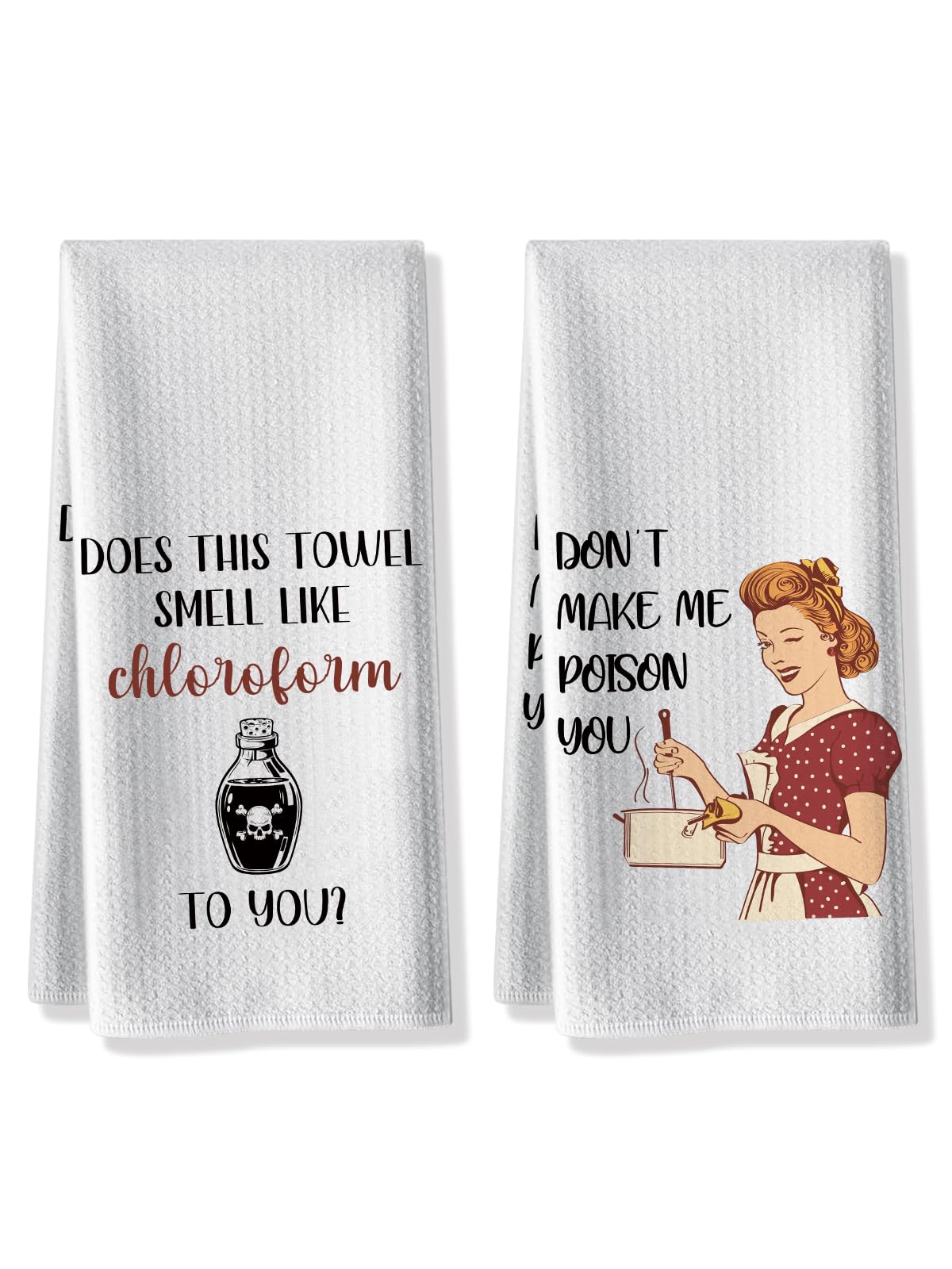 Amazon.com: HSSPIRITZ Funny Kitchen Towels,Baking Flour Sack Dish ...