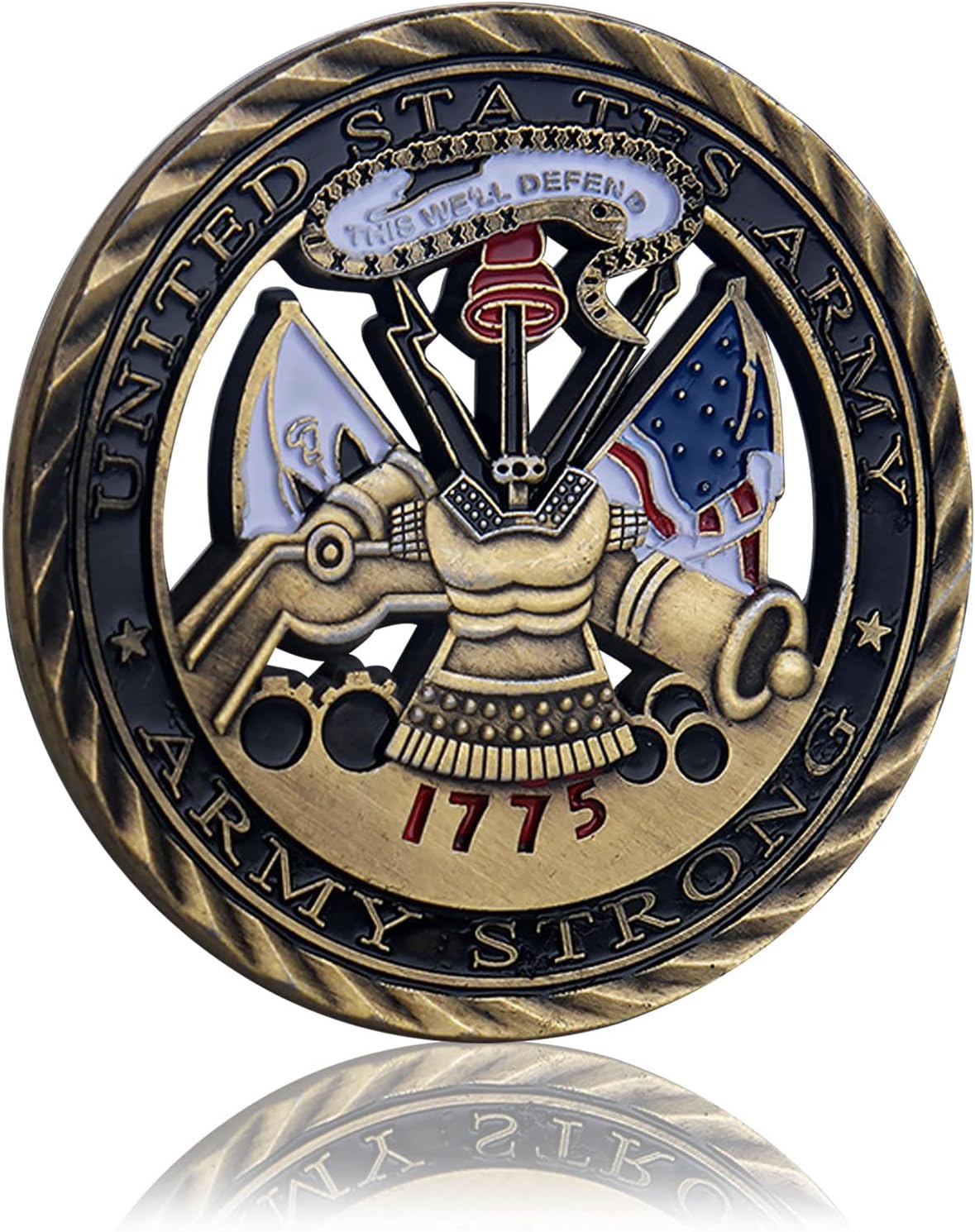 Amazon.com: Military Challenge Coin, Army Navy Air Collectible Coins ...