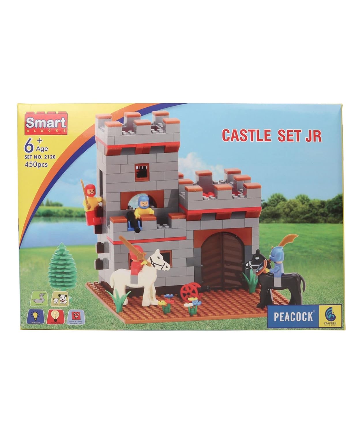 Buy MaestroToys - Peacock Castle Set Junior _ Castle Set JR _ 450 ...