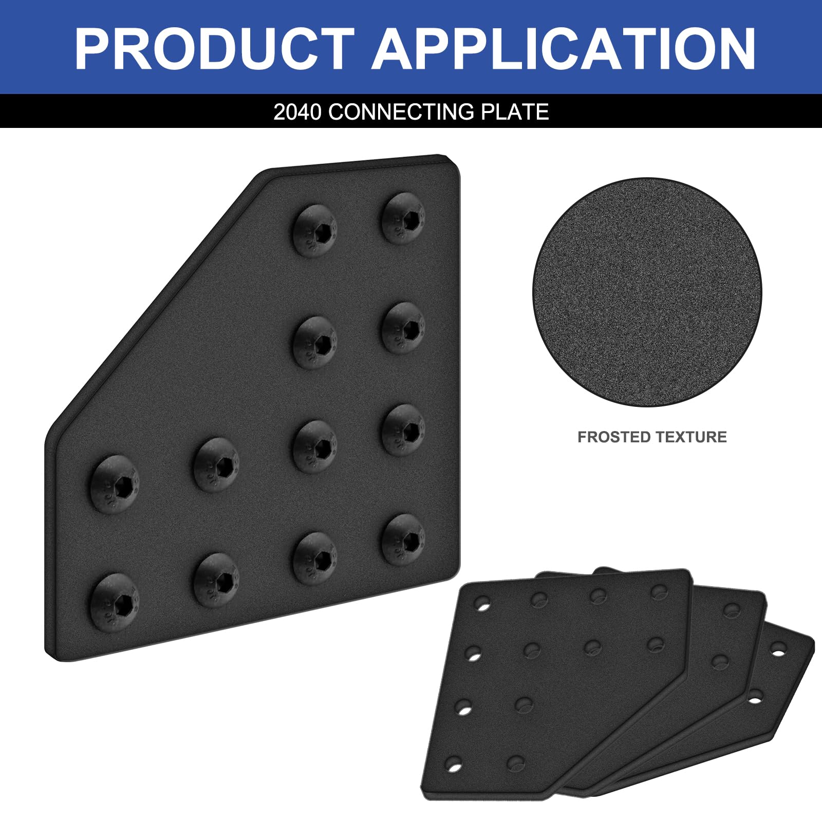 Snapklik.com : Seekliny 8pcs 2040 Aluminum Extrusion Joint Plate ...