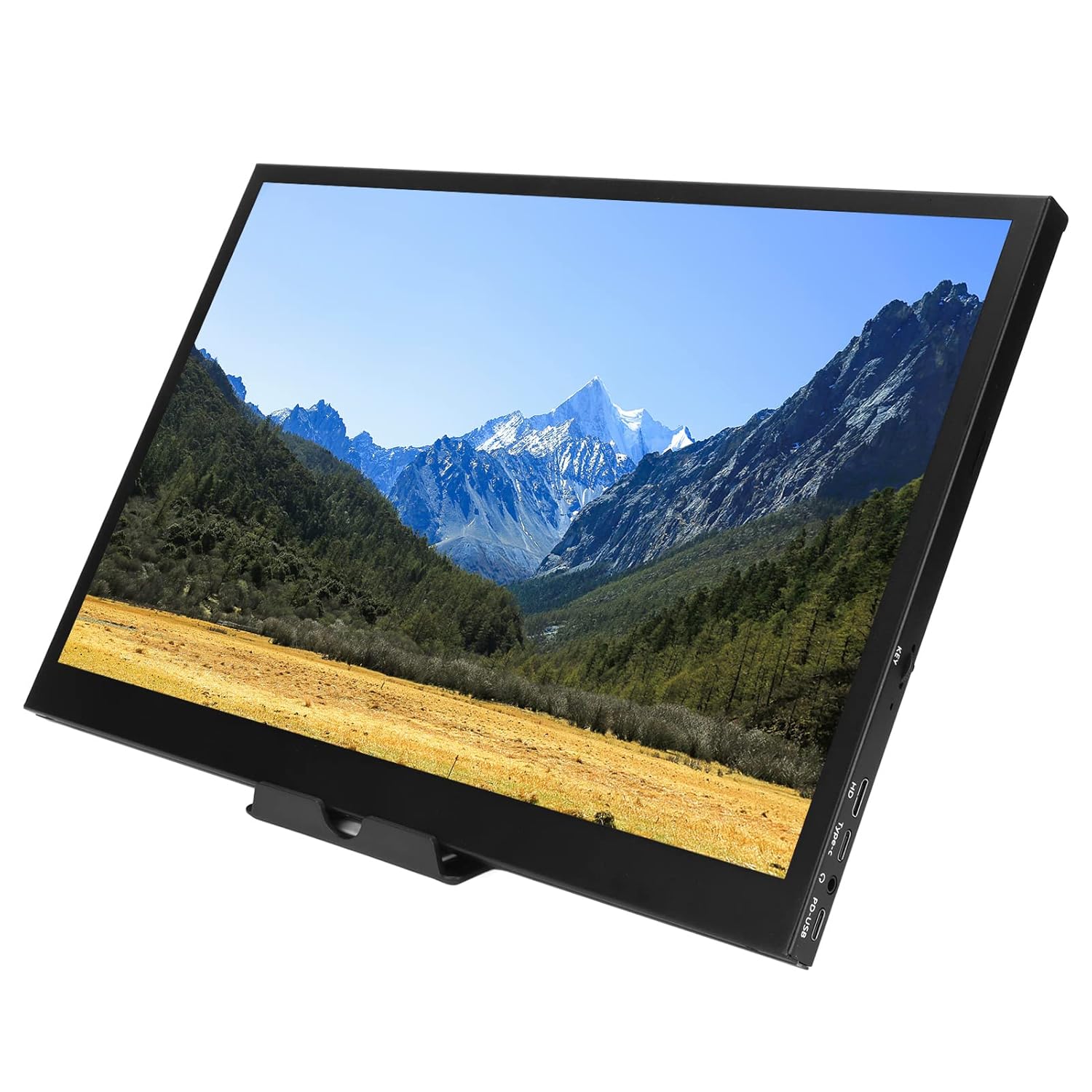 Jaerb Portable Monitor, Fhd 1440X900 15 Inch Monitor 3. 5Mm Input 16:9 ...