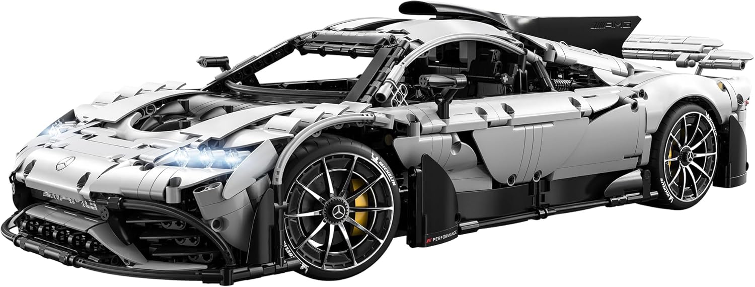 Amazon.com: CaDA x Mercedes-Benz AMG ONE 1:8 Scale Car Construction Toy ...