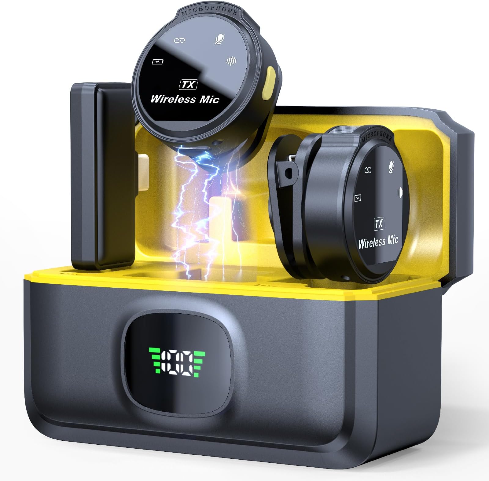 Amazon.com: GODOX Movelink II M2 Wireless Microphone System (Black), 2 ...