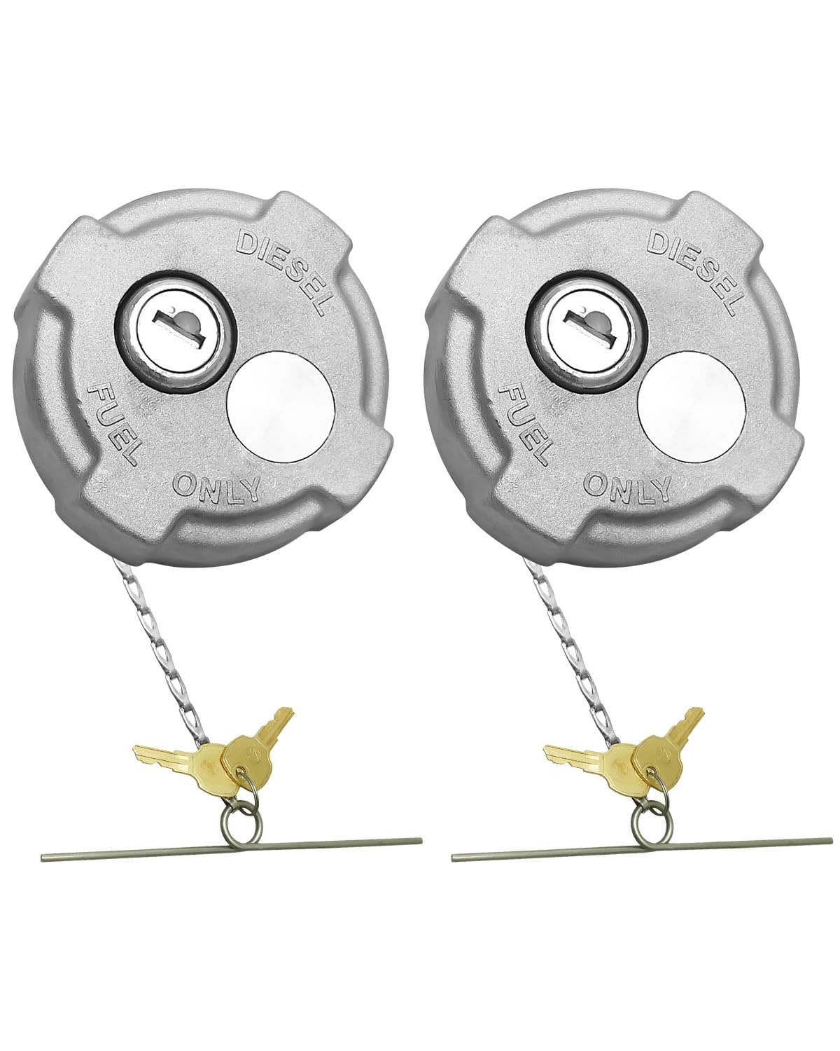 Buy Locking Diesel Fuel Cap 2 3/8" Fit for Freightliner M2 Small Semi ...