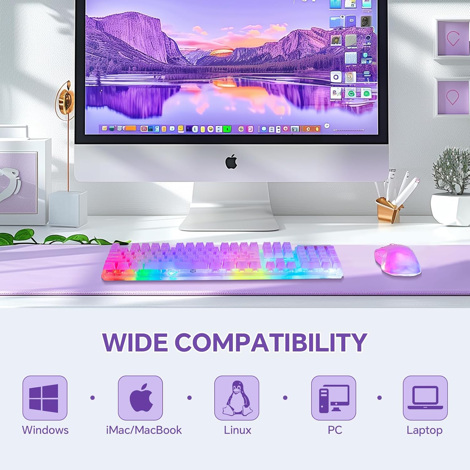 gaming keyboad and mouse combo, transparent rgb nepal | ubuy
