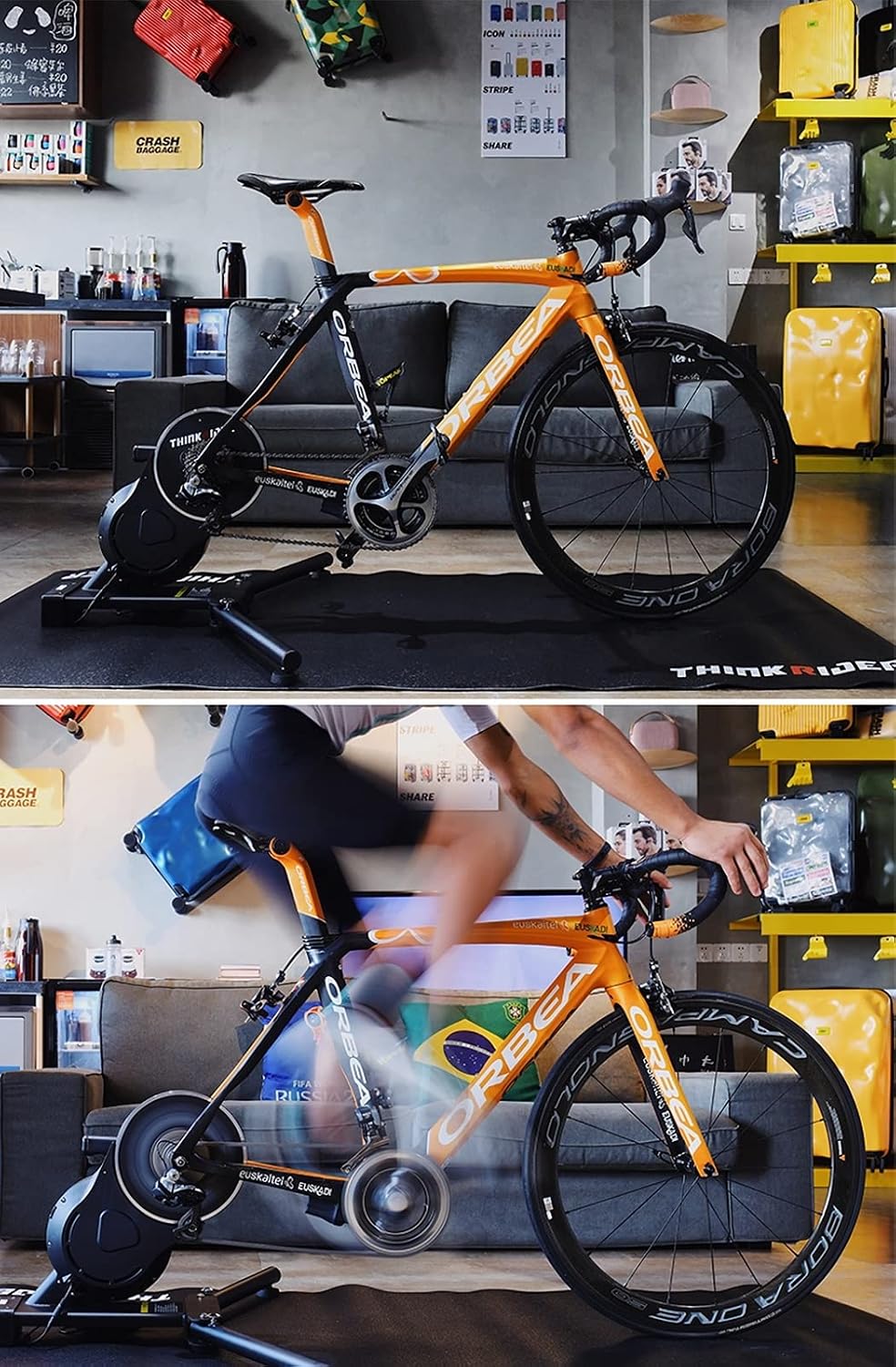Direct Drive Smart Indoor Bike Trainer Pre-Install 11-SP Cassette Ready ...