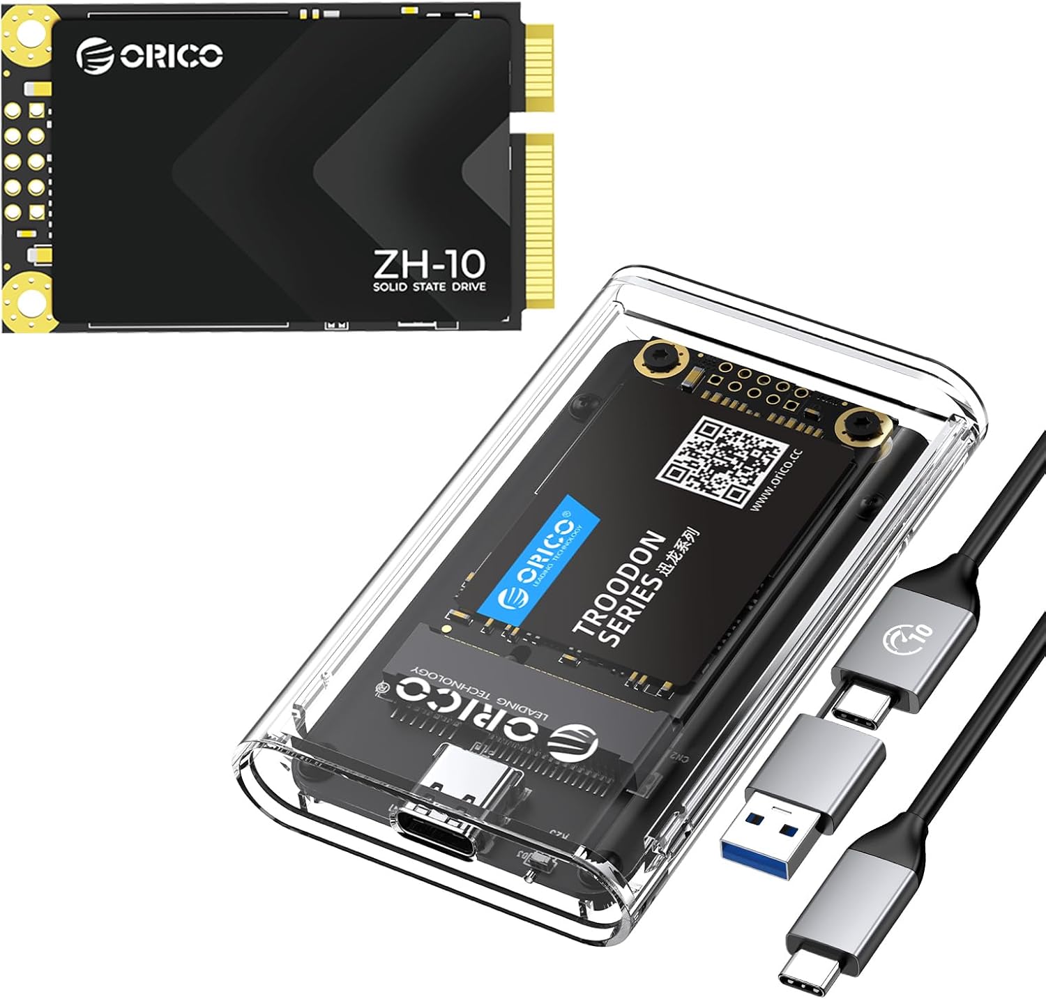 Amazon.com: ORICO 512GB mSATA Internal SSD and USB 3.0 mSATA SSD ...