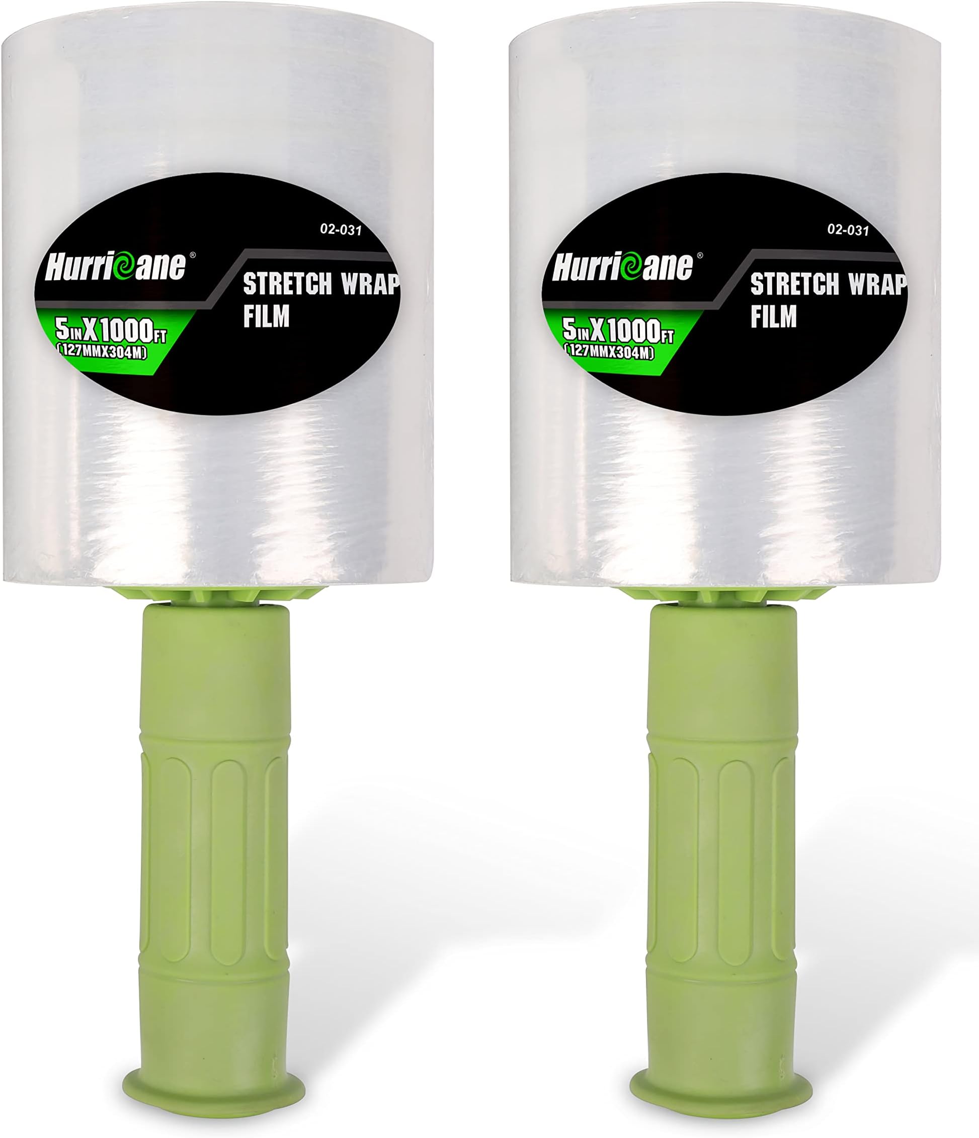 QILIMA 2 Sätze der Industrielle transparente Stretchfolie mit Griff, 12 ...