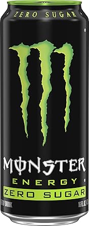 Amazon.com : Monster Energy Zero Sugar, Low Calorie Energy Drink, 16 ...