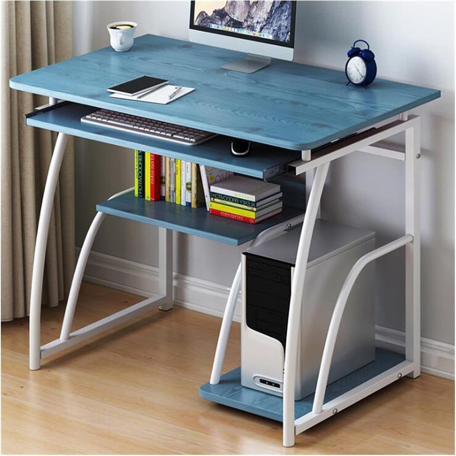Amazon.com: KIZQYN Computer Desk Simple PC Table Laptop Desk with ...