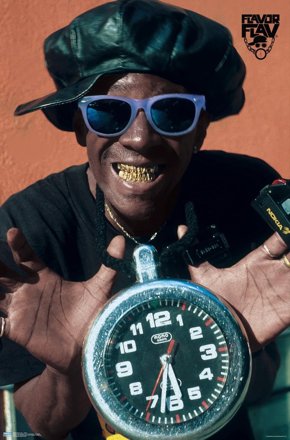 Amazon.com: Trends International Flavor Flav - Clock Wall Poster, 13" x 19", Premium Unframed ...