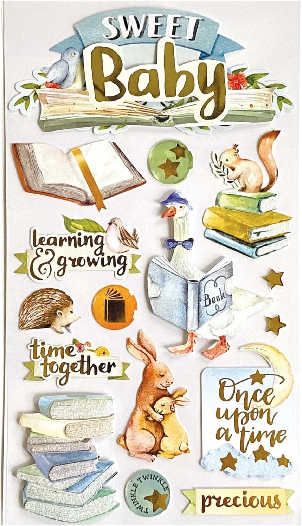 Amazon.com: Baby Scrapbook Stickers - Baby Boy Stickers for ...