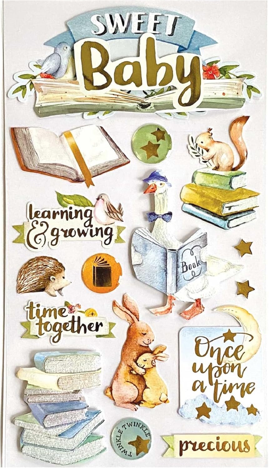 Amazon.com : Paper House Productions Die-Cut Dimensional & Foil Accent ...