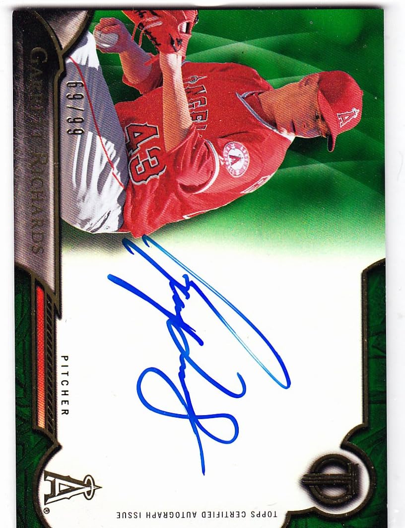 Amazon.com: 2016 TOPPS TRIBUTE GARRETT RICHARDS GREEN AUTO AUTOGRAPH ...