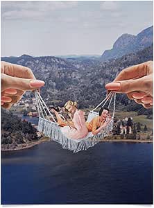 Amazon.com: Society6 Hangin Julia Walck Hanging Out Poster, 18" x 24 ...