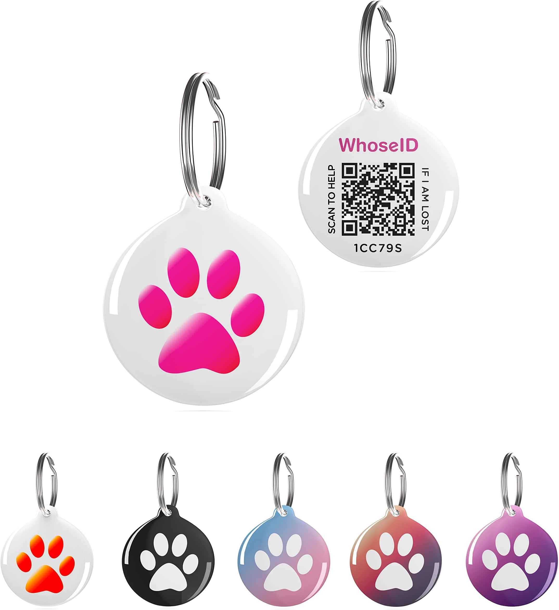 Amazon.com: WhoseID Dog Cat Tag Personalized for Pets Name ID ...
