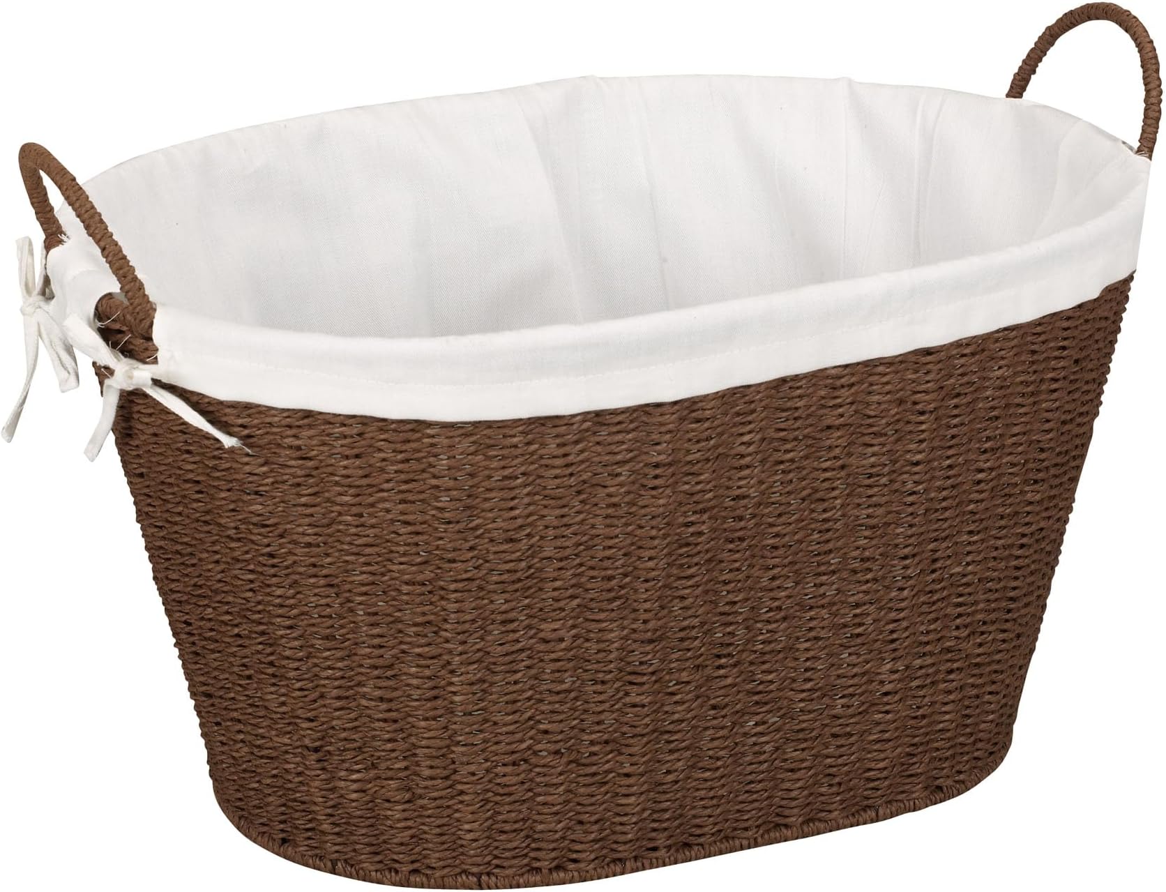 Amazon.com: Home Basics Wicker Laundry Basket (Natural) : Home & Kitchen