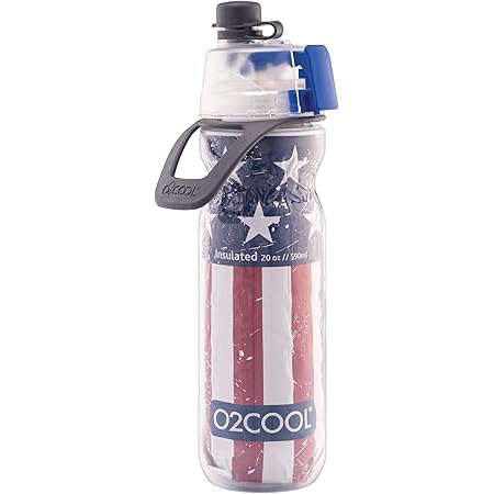 Amazon.com: O2COOL Mist 'N Sip Misting Water Bottle 2-in-1 Mist And Sip ...