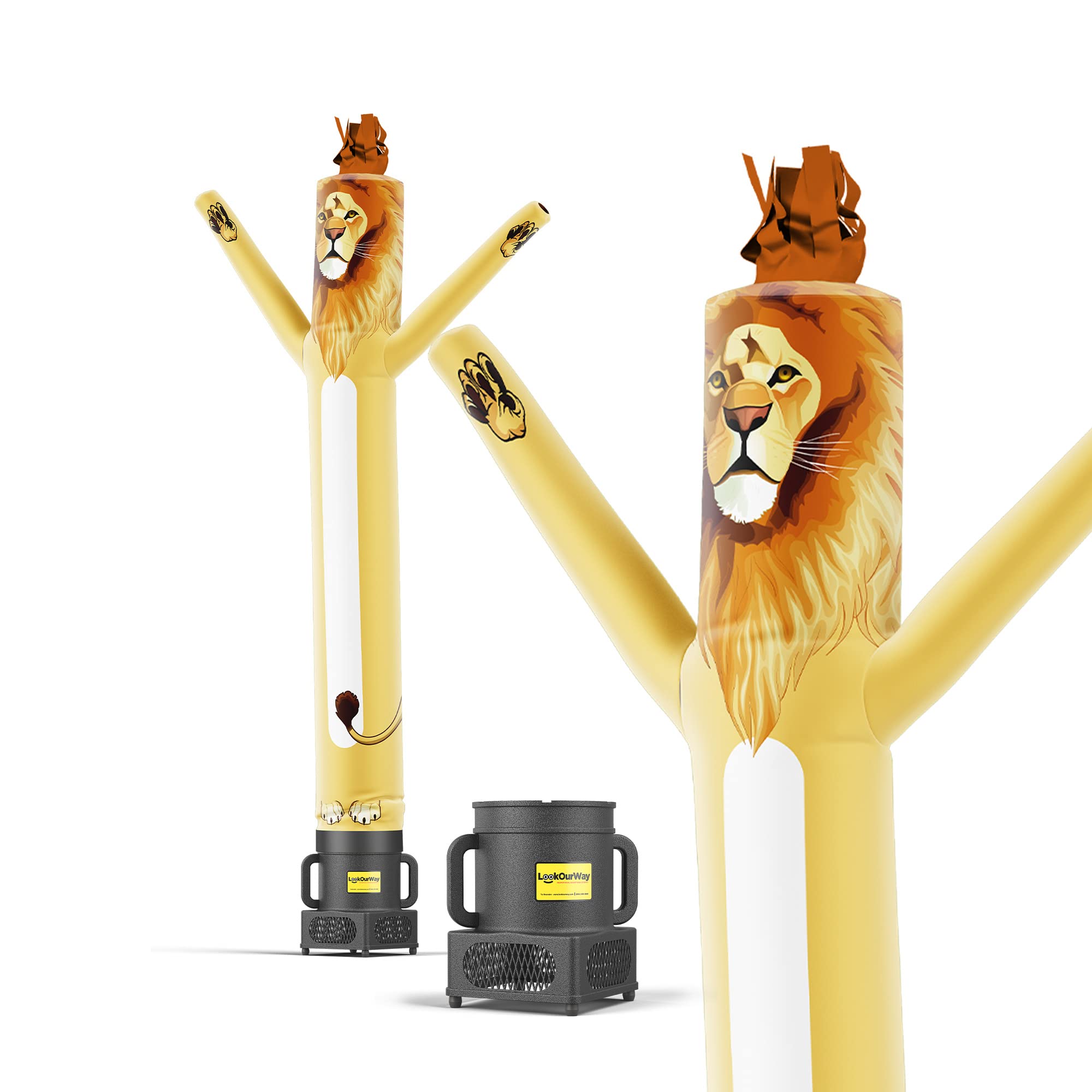 Amazon.com: LookOurWay Air Dancers Inflatable Tube Man Set - 7ft Tall ...