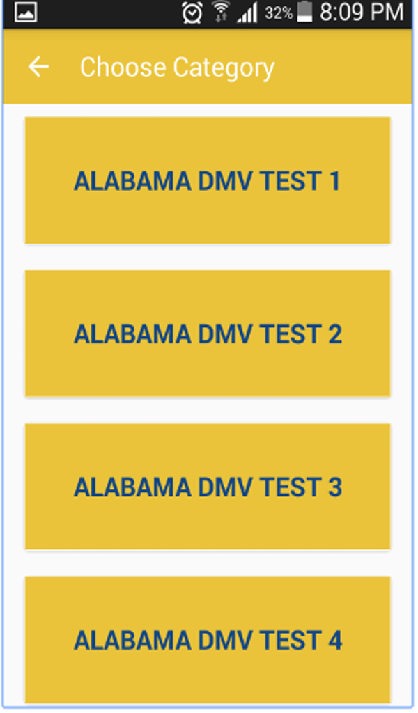 Alabama DMV practice Test 2016 - App on Amazon Appstore