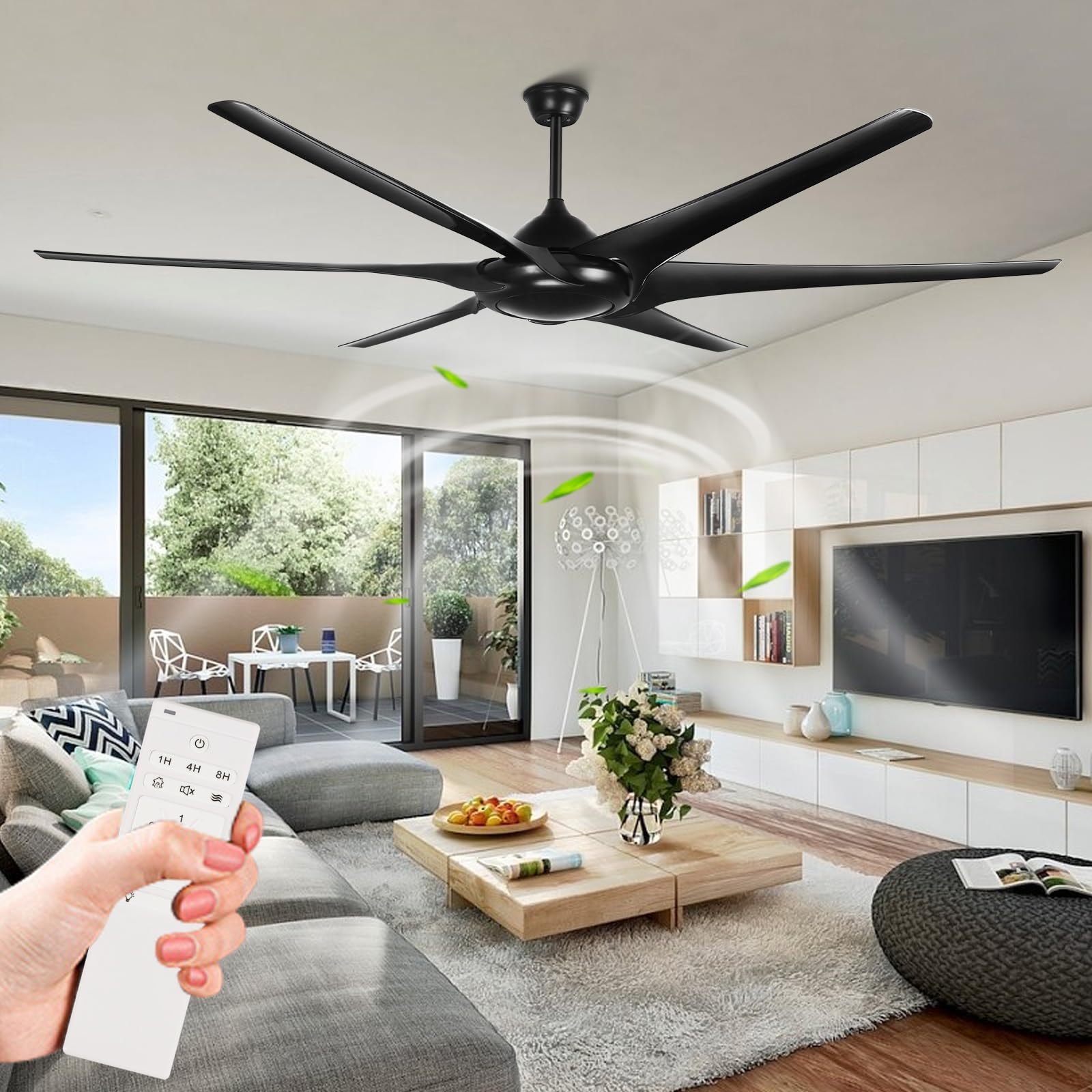 Large Indoor Ceiling Fans ESC Lighting Large Outdoor Ceiling Fans 60