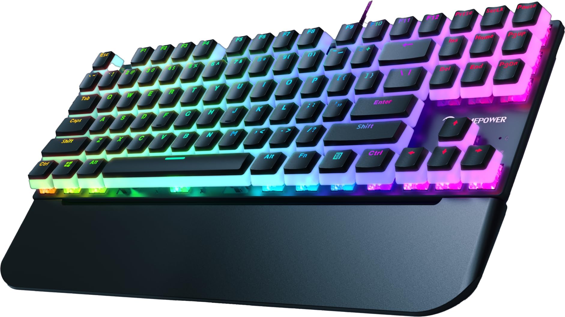 Amazon.com: GAMEPOWER Suki TKL Wired Mechanical Gaming Keyboard ...