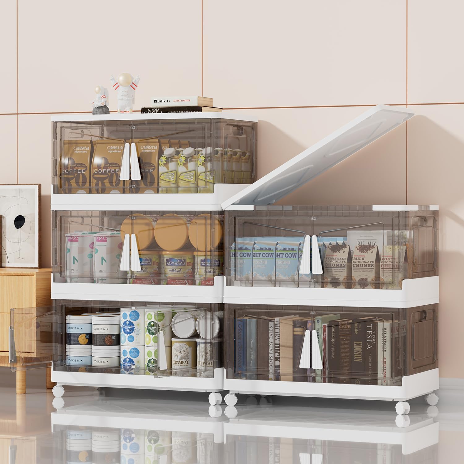 Amazon.com - Tirejeen 28Gal Large Storage Bins with Lids, Plastic ...