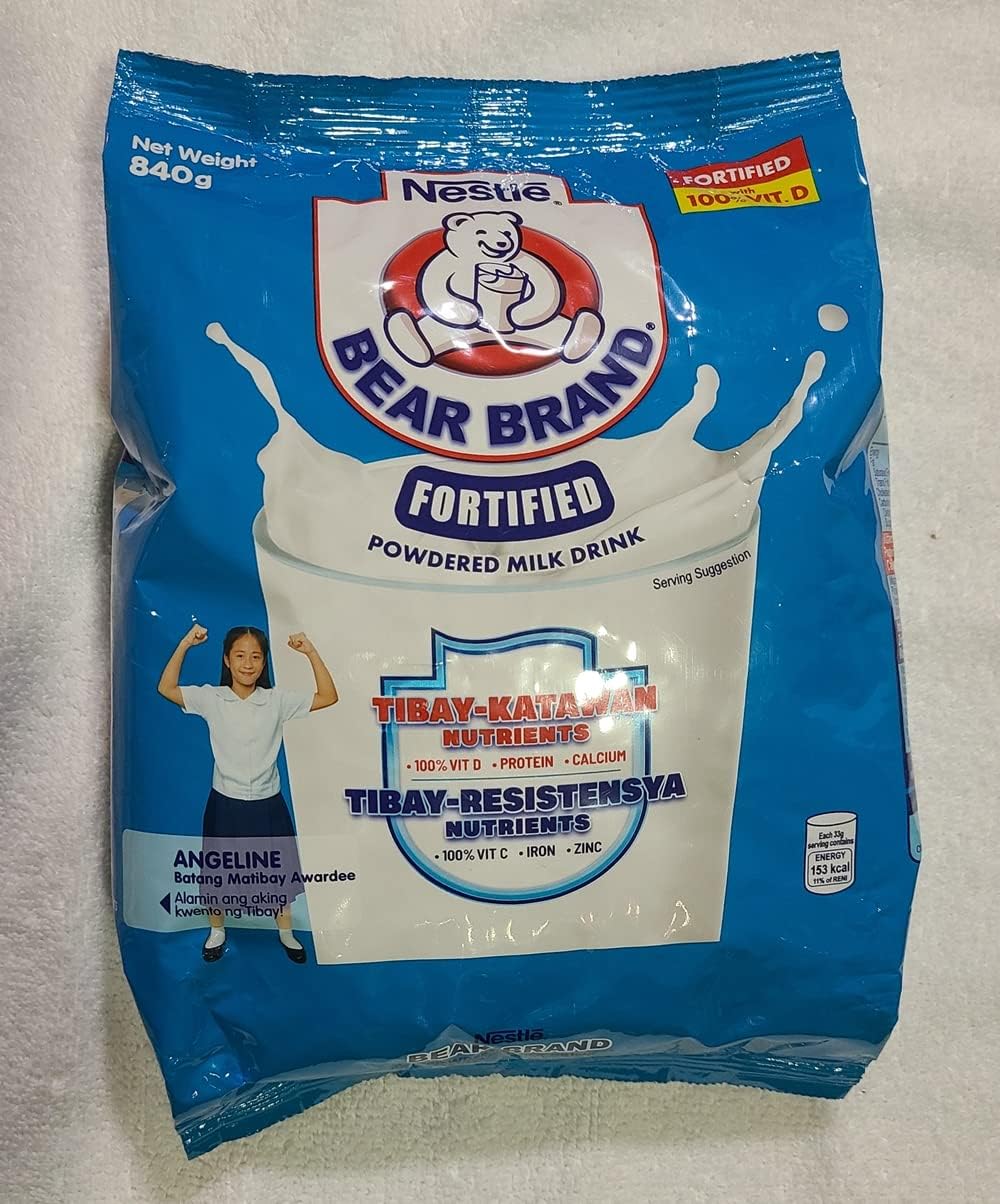 Amazon.com : 3 x 680g Bear Brand Fortified Powdered Milk : Grocery ...
